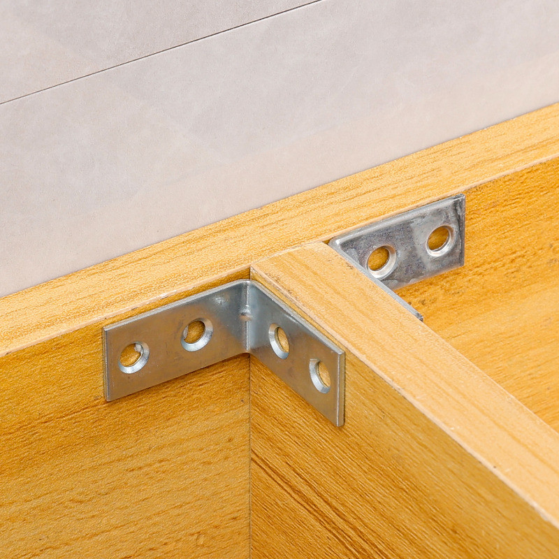 Right Angle L-shaped Iron Support Bracket - Partition Joint Stand ...