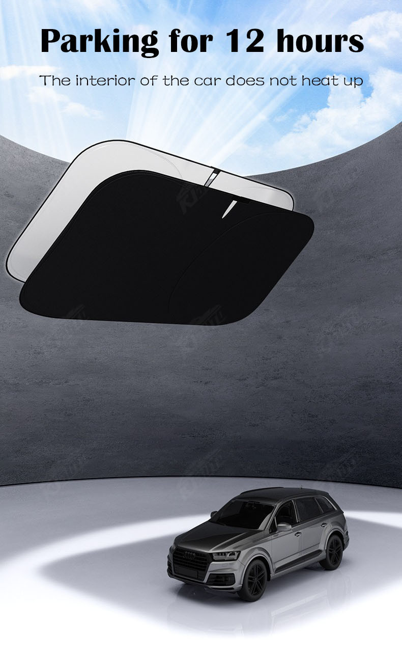 Toyota Foldable Sunshade Windshield Sun Visor Car Sun Protection UV ...