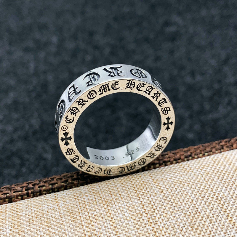 Chrome Hearts Krypton Personality Classic Cross Eternal Ring Men And ...