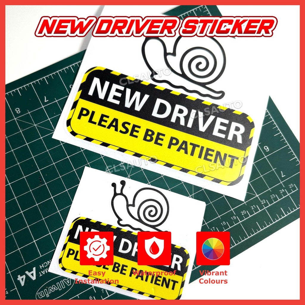 Student Driver Car Sticker Learning to Drive License Lesen P ...