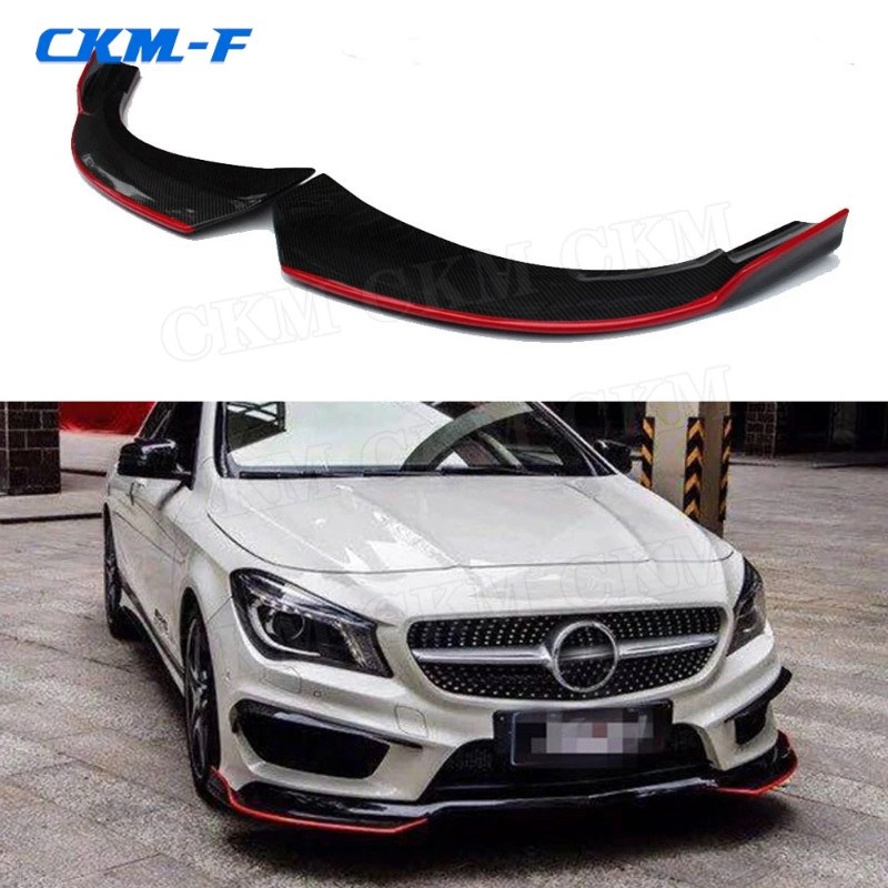 Carbon Fiber/FRP Unpainted Front Lip Splitters Fender Aprons For Benz ...