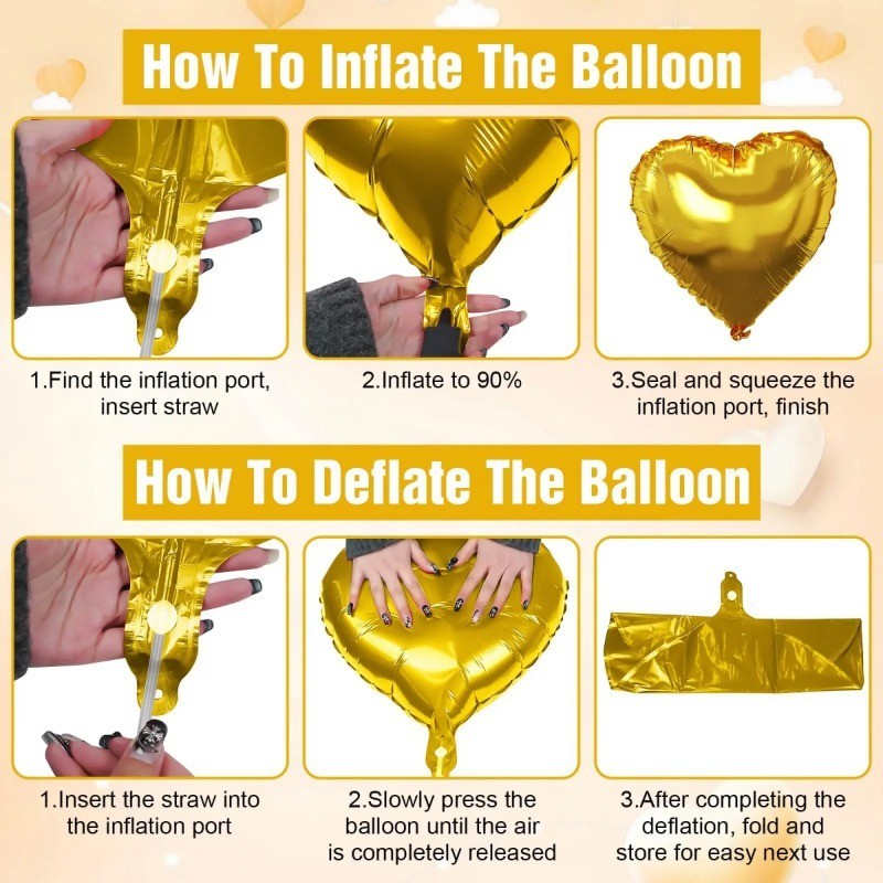 Kawaii Chiikawa Theme Foil Balloon White Yellow Blue Foil Balloon Girl ...
