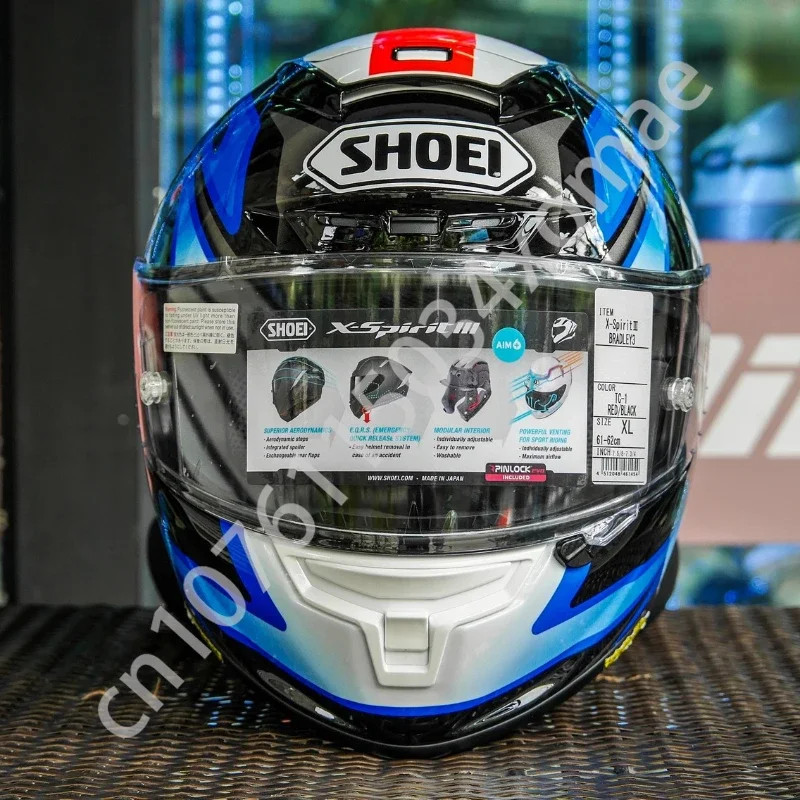 SHOEI X-14 Helmet Bradley 3 X-Fourteen X-Spirit III Full Face Helmet ...