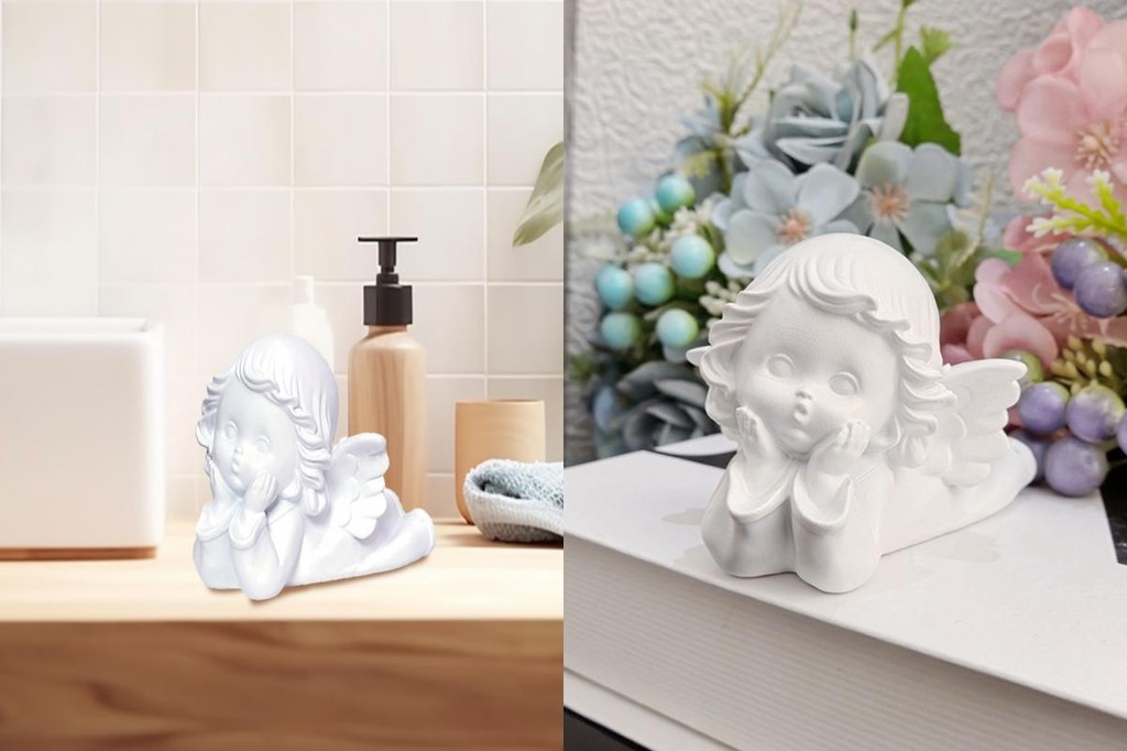 Guardian Angel Sculpture Angelic Statue Resin Praying Angel Statue for ...
