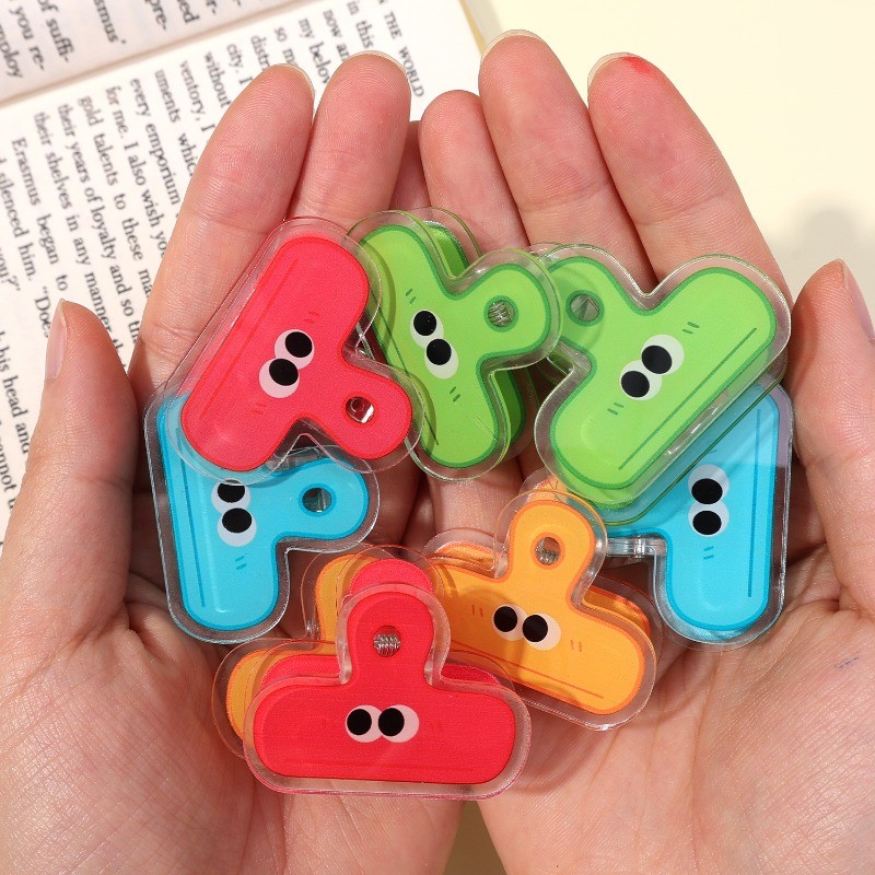 Cartoon Big Eyes Double-sided Note Holder - School Office Supplies ...