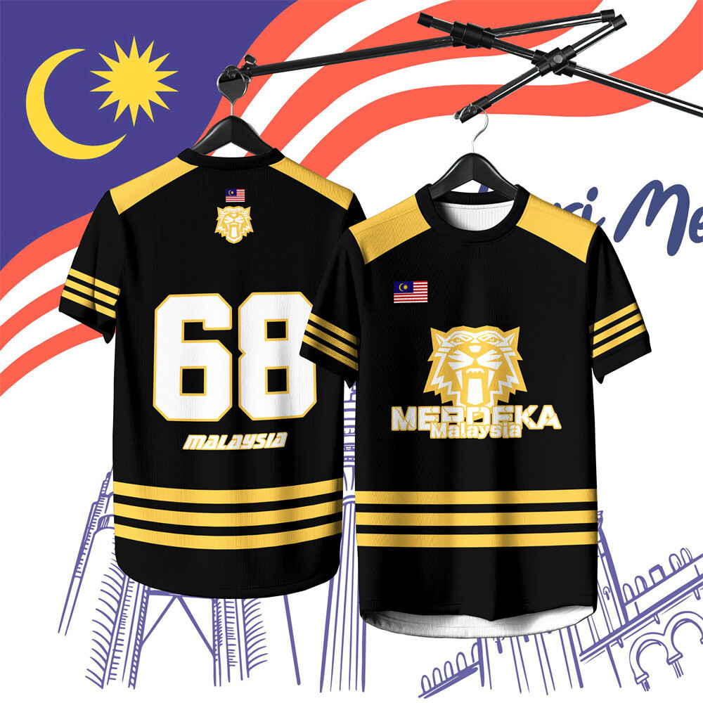 2025 Merdeka Malaysia Clothing 68th Anniversary T-Shirt Unisex T-Shirt ...