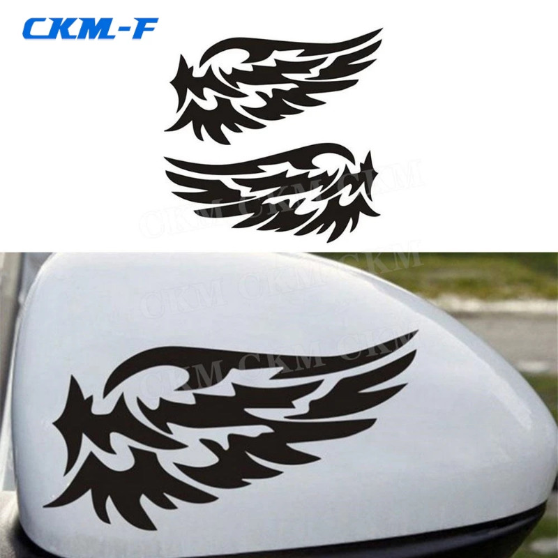 Car Sticker 3D Guardian Angel Wings Lovely Reflective Warning Sign ...