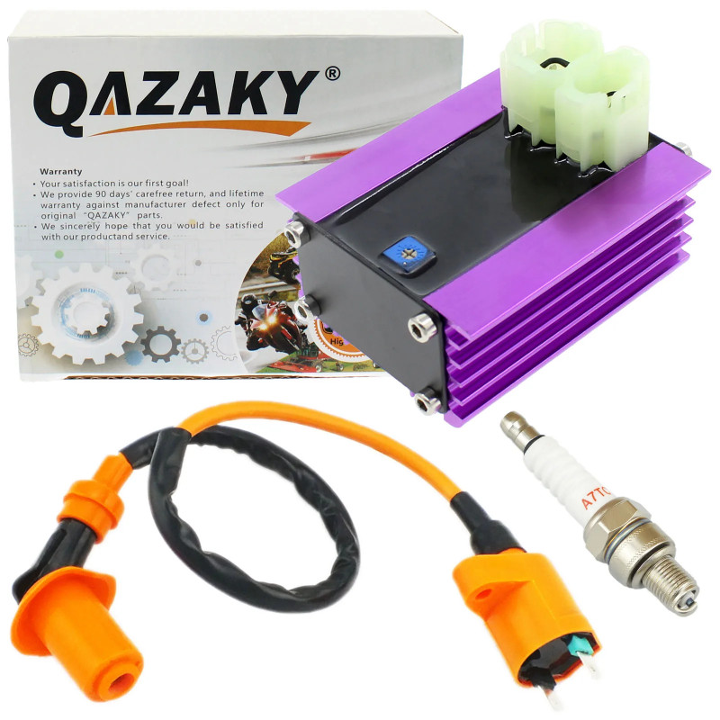 6 Pins Adjustable CDI Ignition Coil 50cc - 90cc 110cc 125cc 150cc ...