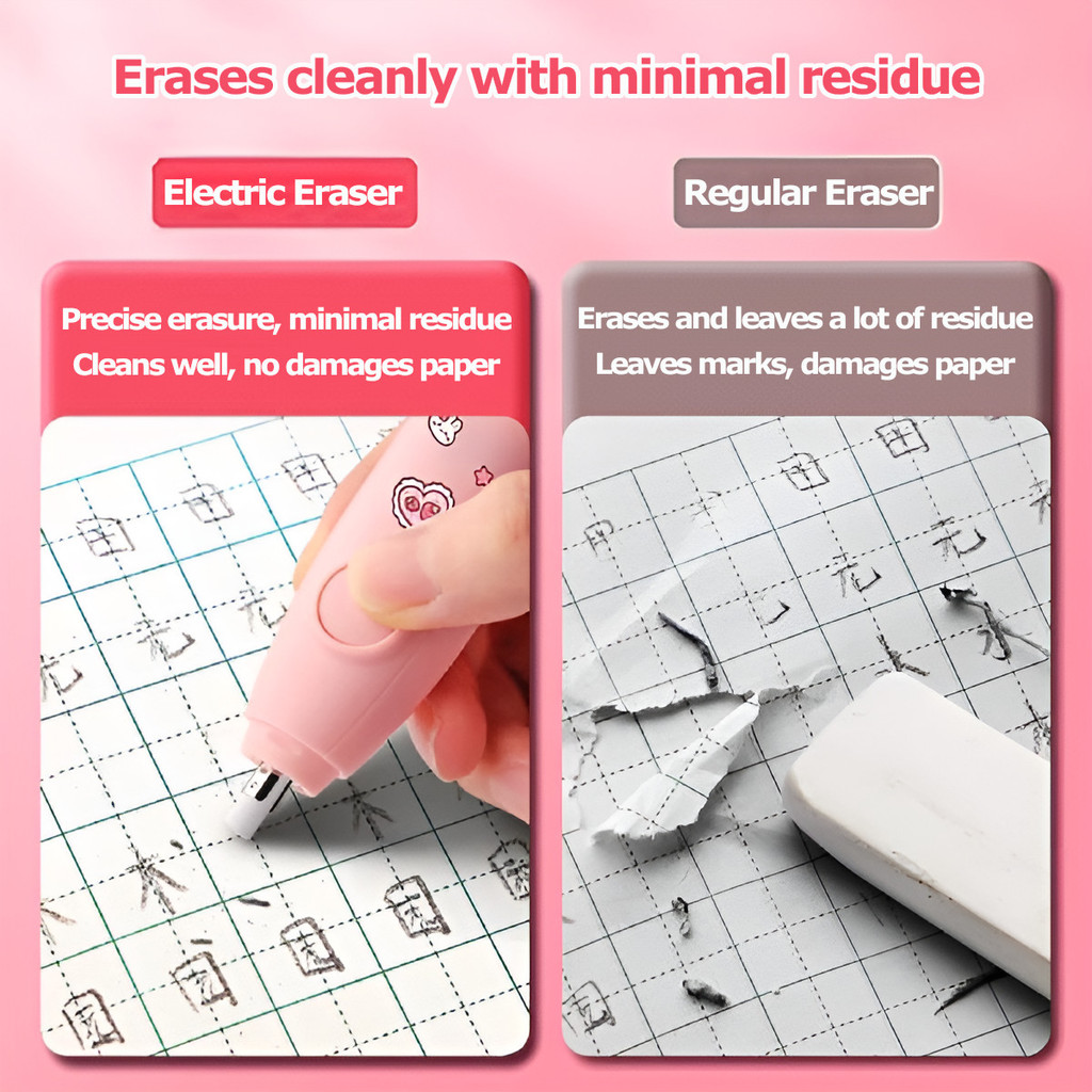 Electric Eraser Pencil Without Leaving Automatic Eraser Student ...