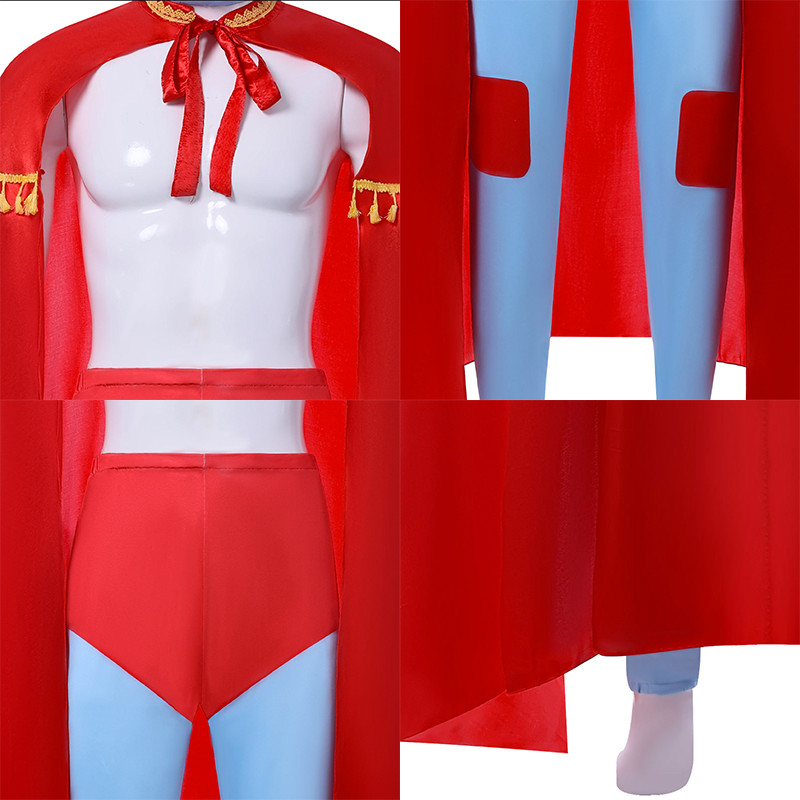 Nacho Libre Cosplay Costume For Adult Man Mexican Boxer Cape Cloak ...