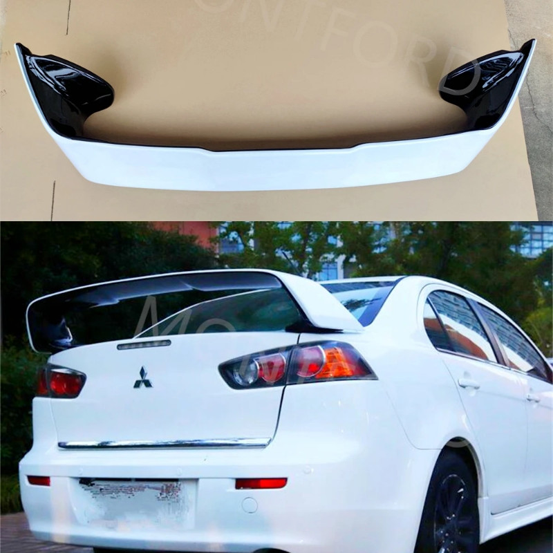 For LANCER Spoiler EVO ABS Material Car Rear Wing Primer Color Rear ...