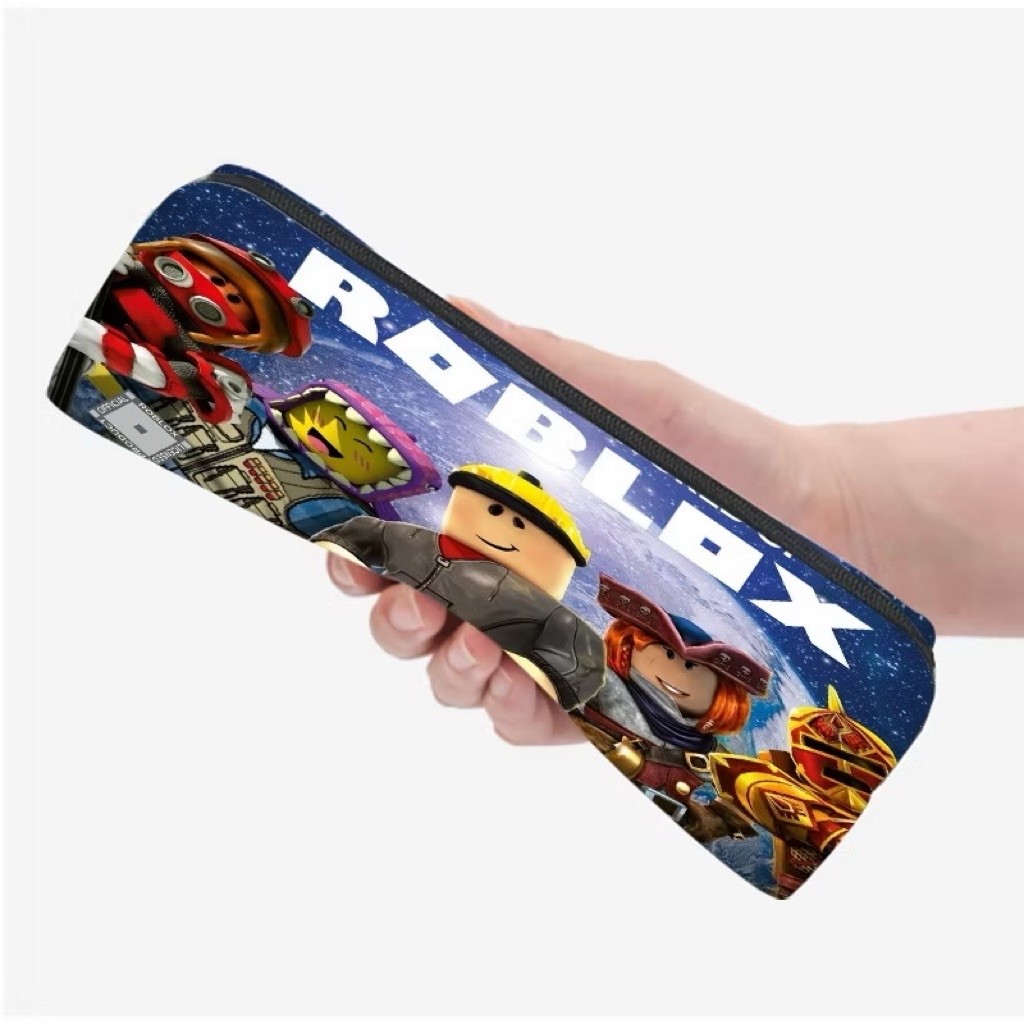 21x4x6cm Pencil Case Roblox Minecraf School For pouch Boys Canvas ...
