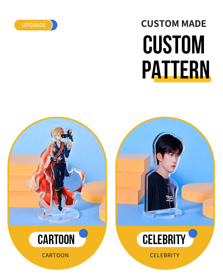 Custom Figure Standee Clear Acrylic Stand Cartoon Design Anime Game ...