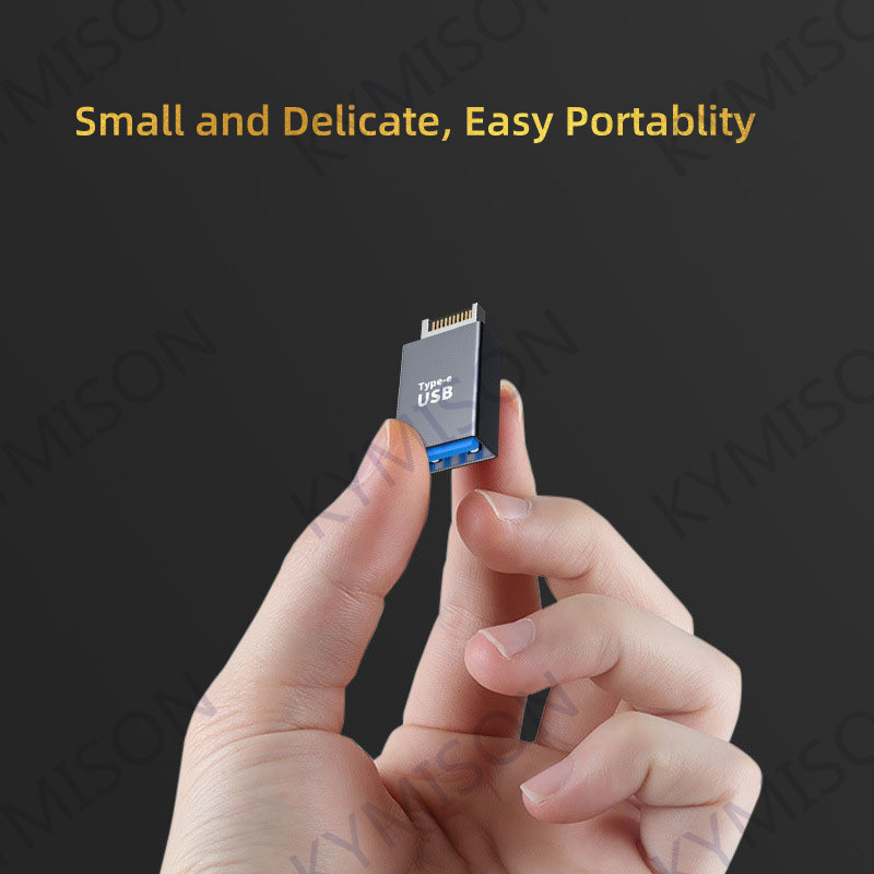 USB 3.1 Front Panel Header Type E to USB Type C Expansion Cable Adapter ...