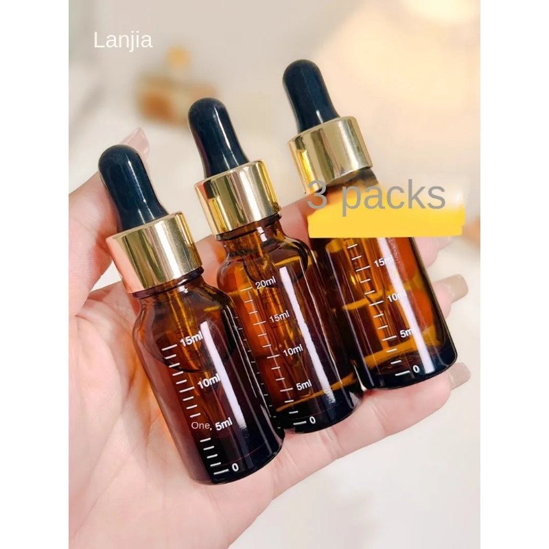 3pcs/let Refillable Bottle Travel Fluid Pipette Bottle Graduated ...