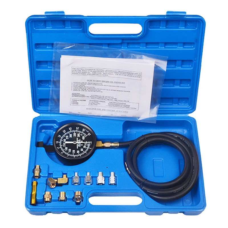 AS1030 Engine Oil Pressure Tester Test Gauge Diagnostic Test Tool Set ...
