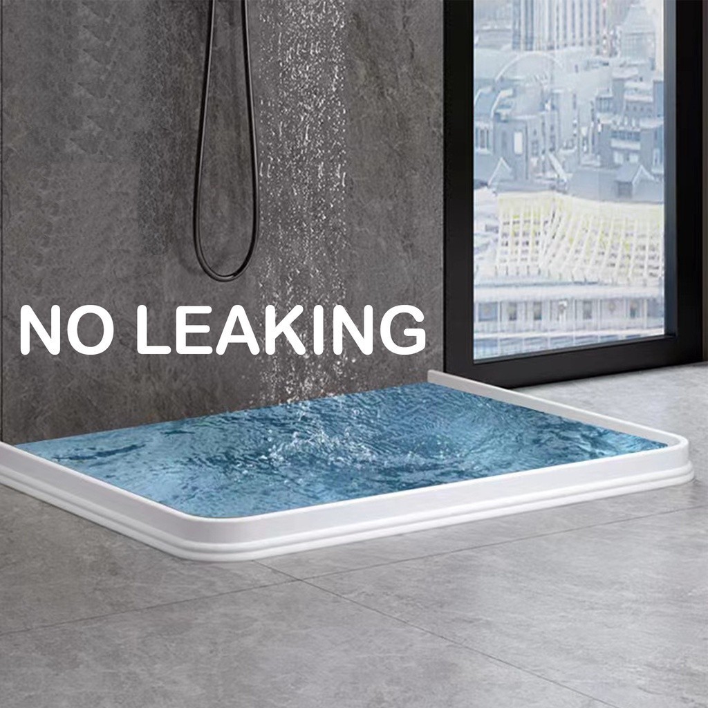 Ready Stock 5cm Height Bathroom Shower Water Blocking Strip Kitchen ...