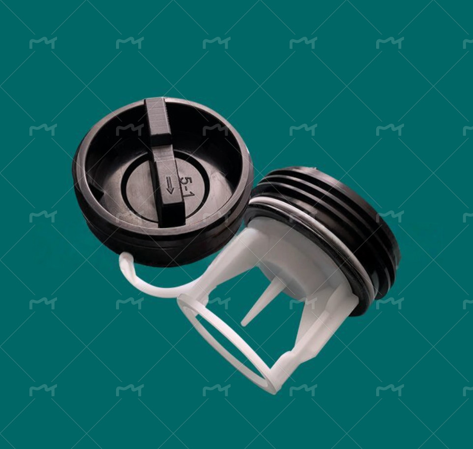 Universal Drain Valve Cover & Filter Plug for Front Load Washing ...