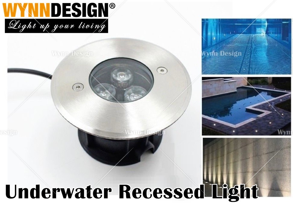 Wynn Design Underwater Recessed Light 12v Underwater Spotlight Pool ...