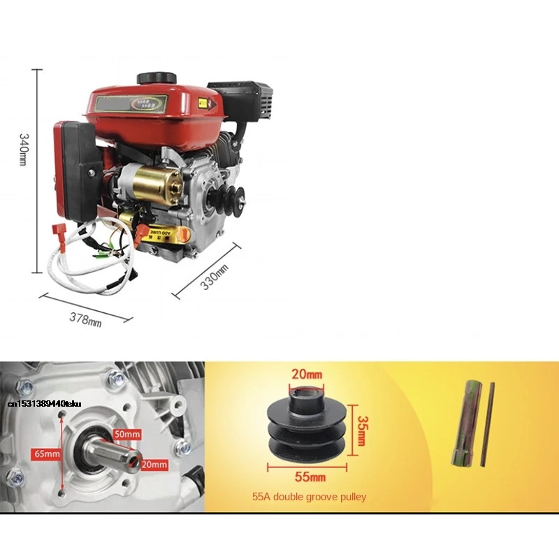 DiscountNEW 170F Gasoline Engine 212CC Four-stroke Gasoline Engine Gas ...
