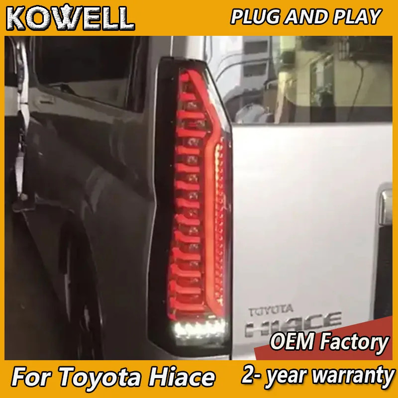 Car Styling for Toyota Hiace Taillights 2005-2018 Hiace Tail Light Rear ...