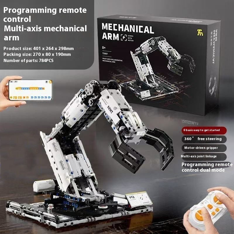 Robot Arm Building Block Programming Robot | Educational Electric ...