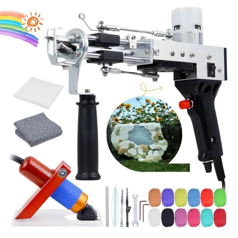 Tufting Gun 2 IN 1 Electric Carpet Tufting Gun Tufting Machine Can Do ...