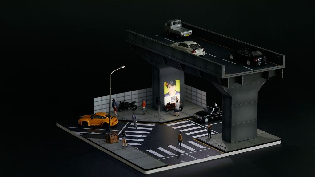 You&Car 1/64 CITY BRIDGE OVERPASS Diorama | Shopee Malaysia