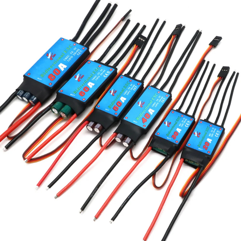 ZMR Bidirectional Brushless ESC 12A/20A/30A/40A/50A/60A/80A ...