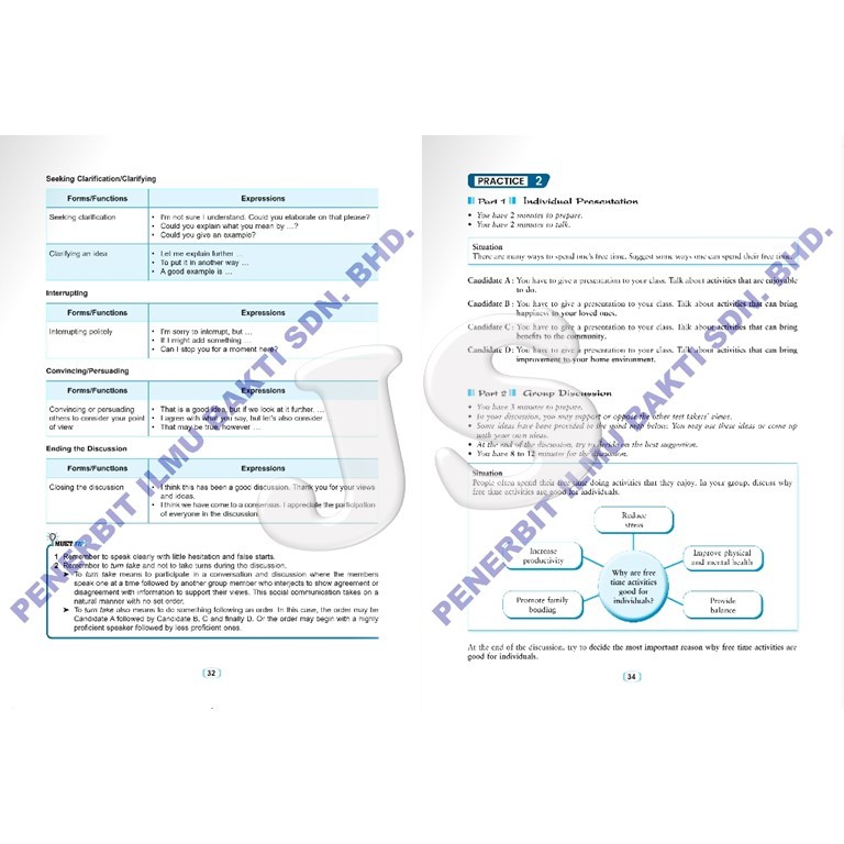 (SI)NOTES & PRACTICES MUET ENGLISH TEST STPM (CEFR-ALIGNED) BUKU ...