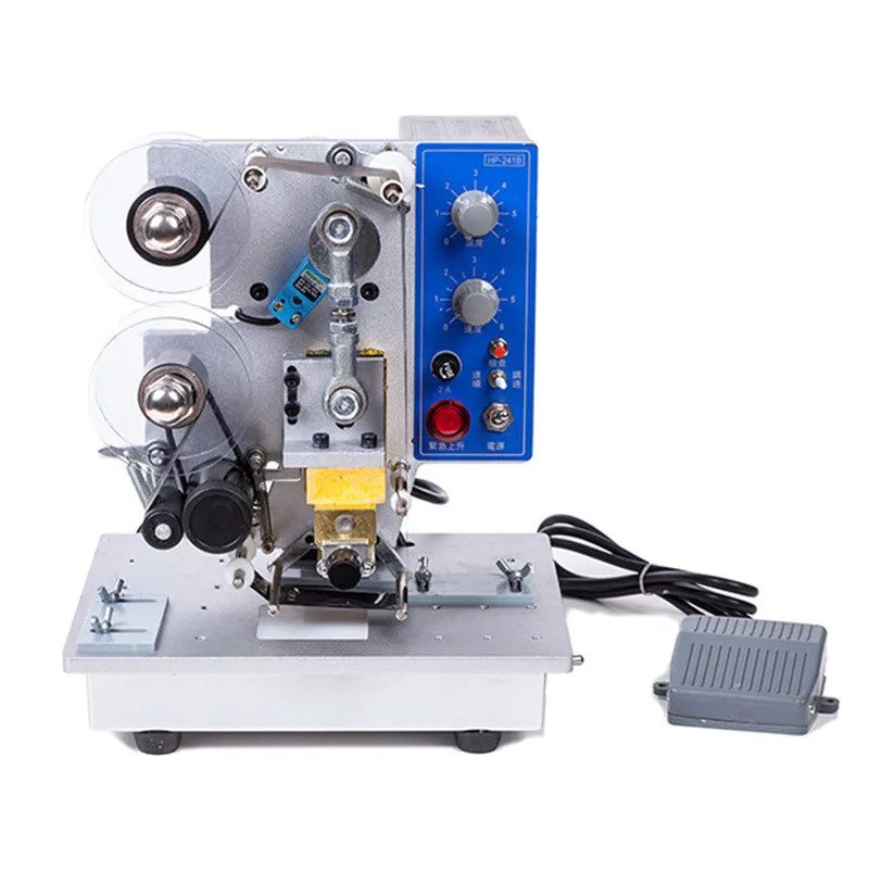 HP-24 Electric Ribbon Coding Machine Automatic Coding Machine Date Coding Machine Thermal Coding ...