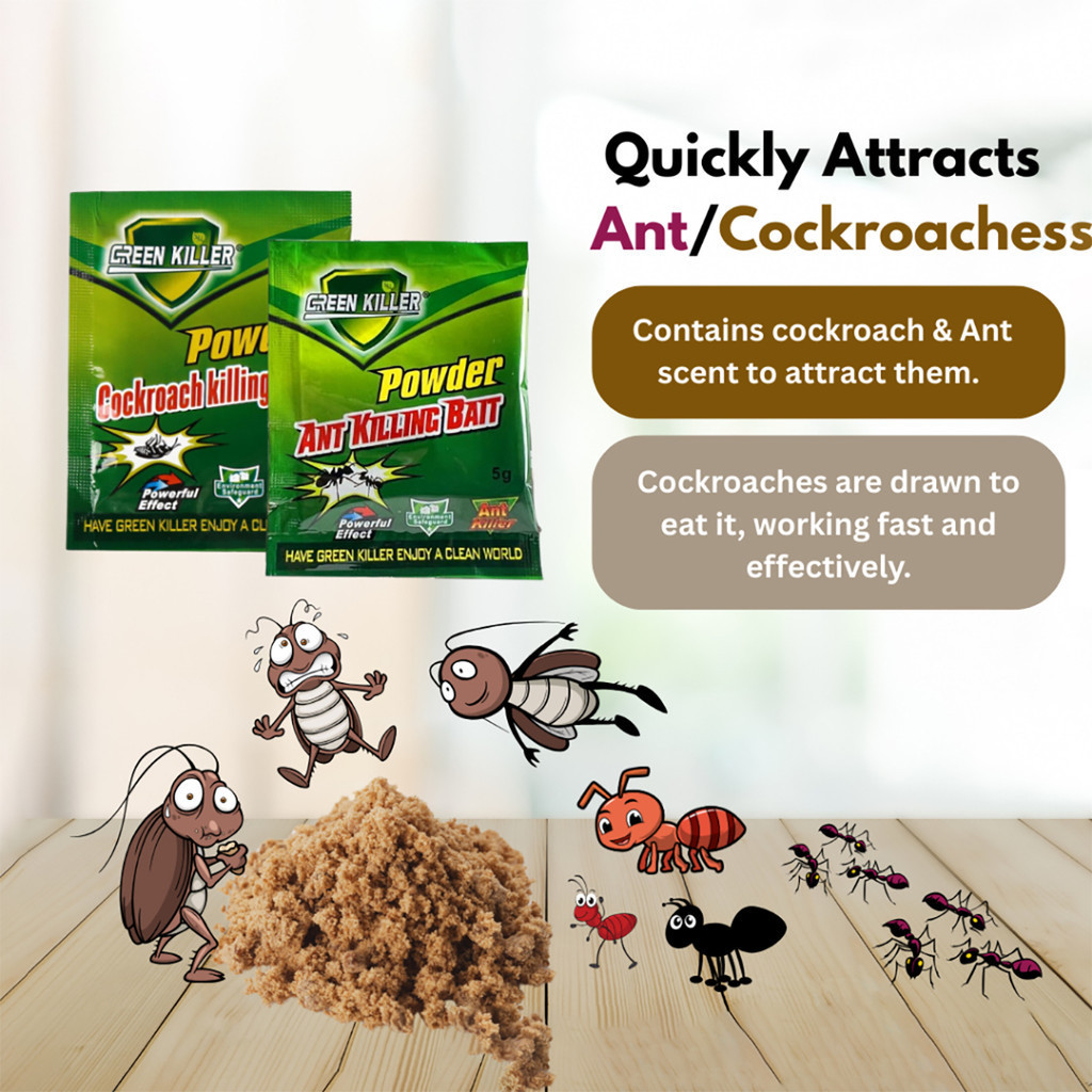 Local Spot 50 Pack Strong Roach Killer Bait 5g Fast Acting Cockroach ...