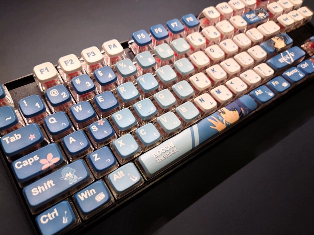 Bocchi The Rock Keycap OEM Profile 120 Keys PBT PC Dye Sublimation ...
