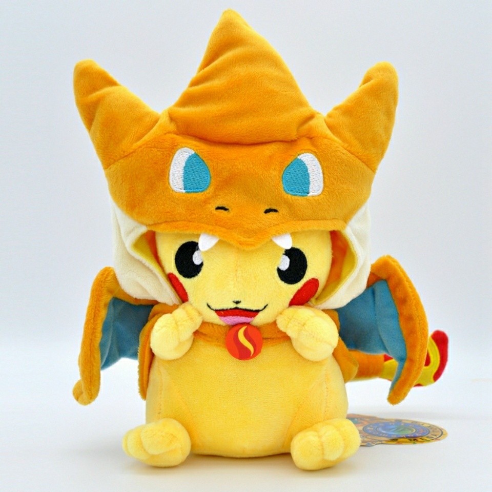 Pikachu Plush Toy Pokemon Magic Pokemon Smile Angry cos Charizard ...