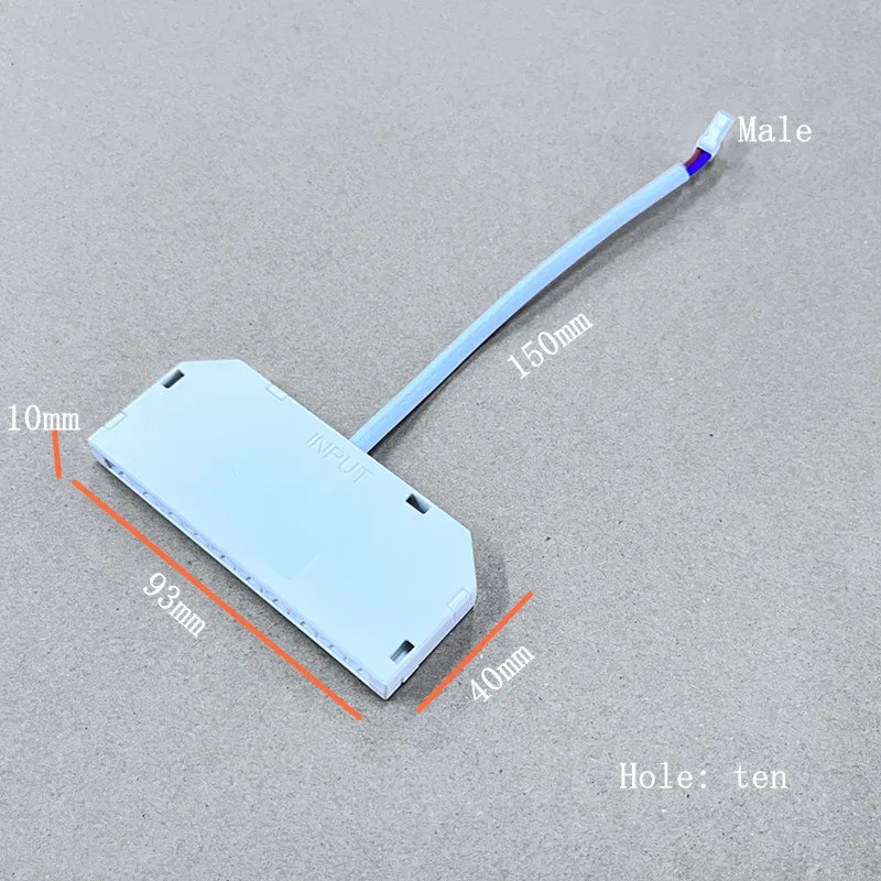 6 ports 10 ports Dupont Terminal Junction Box Hub Splitter Dupont Male ...