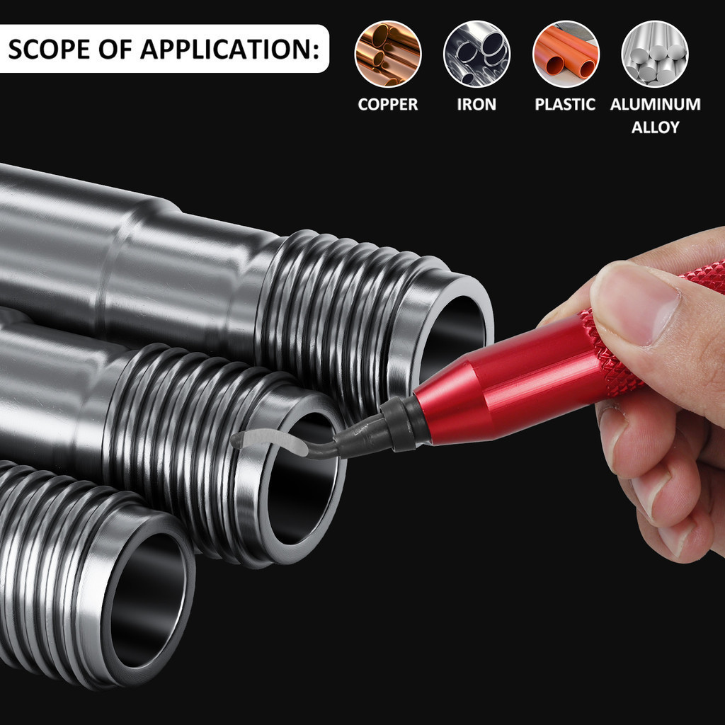 Deburring Tool Kit with 10 Extra HSS Blade Sharp Burr Removal Tool ...