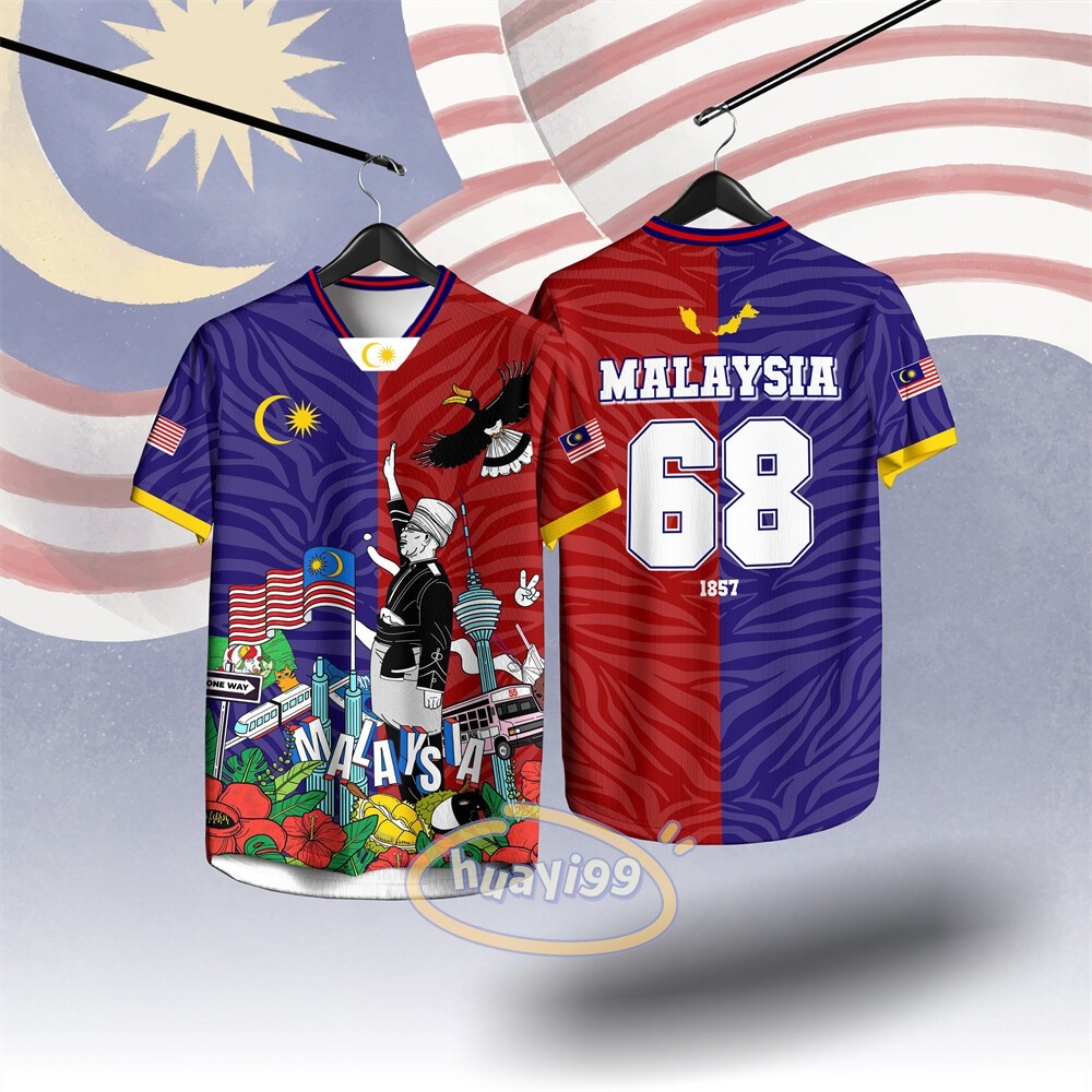 【IN STOCK】2025 baju Merdeka Budak lelaki Malaysia Merdeka 68 Jersey ...