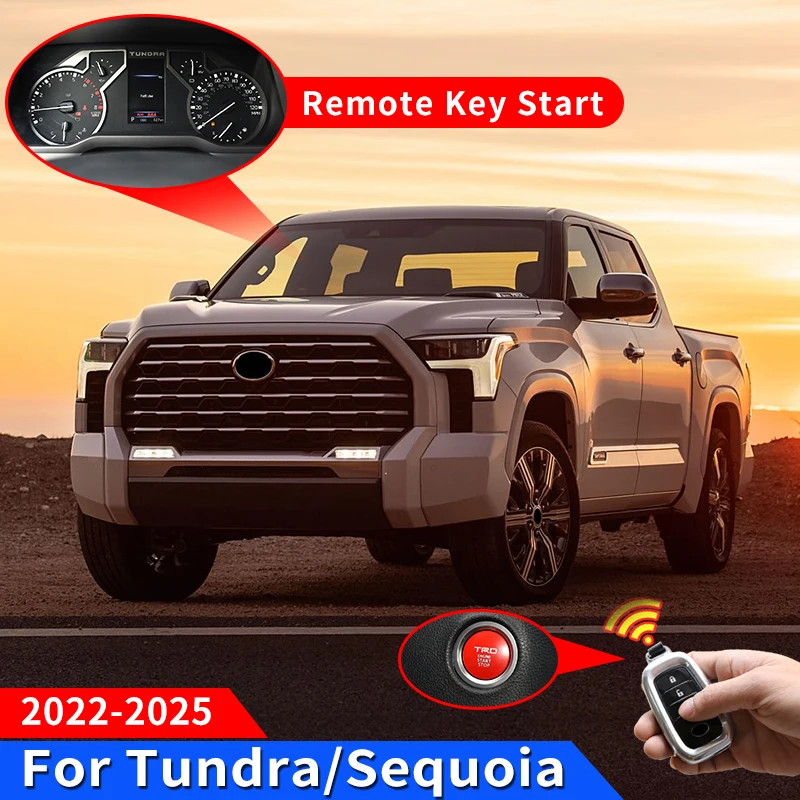 For Toyota Tundra,Sequoia 2022 2025 Remote Key Starter, Upgraded ...