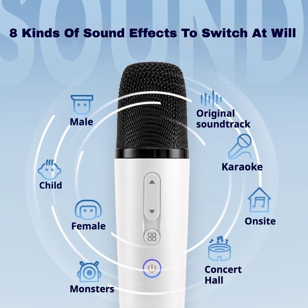 Original Q1 Car Karaoke Microphone with Receiver Car Karaoke Mic for ...