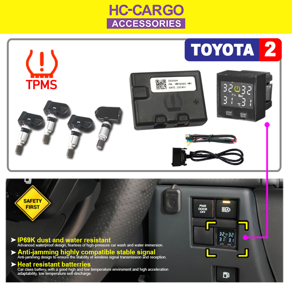 Toyota INNOVA ZENIX 2024 TPMS Internal Sensor PNP Tire Sensor Pressure ...