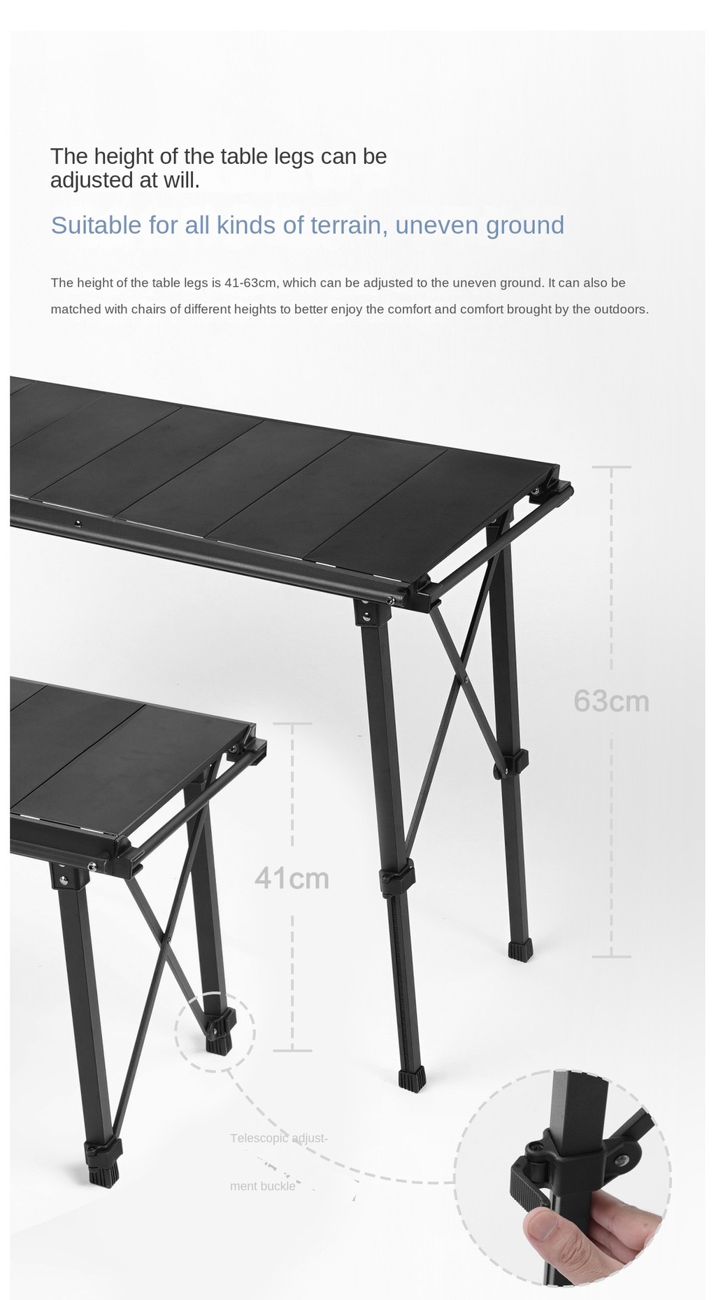 Vidalido IGT Modular Folding Table Tactical Integrated Grill Split ...