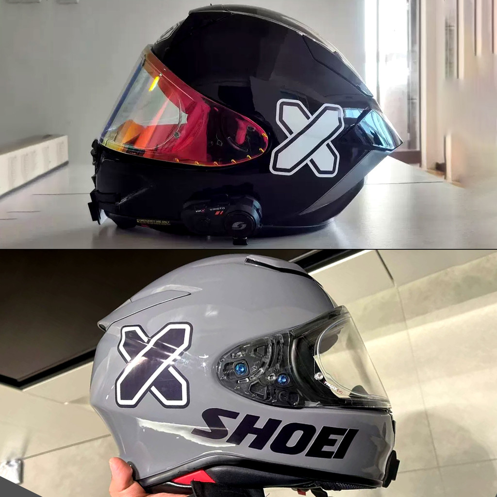 Reflective SHOEI Sticker Motorcycle Helmet Vinyl Waterproof Decal ...