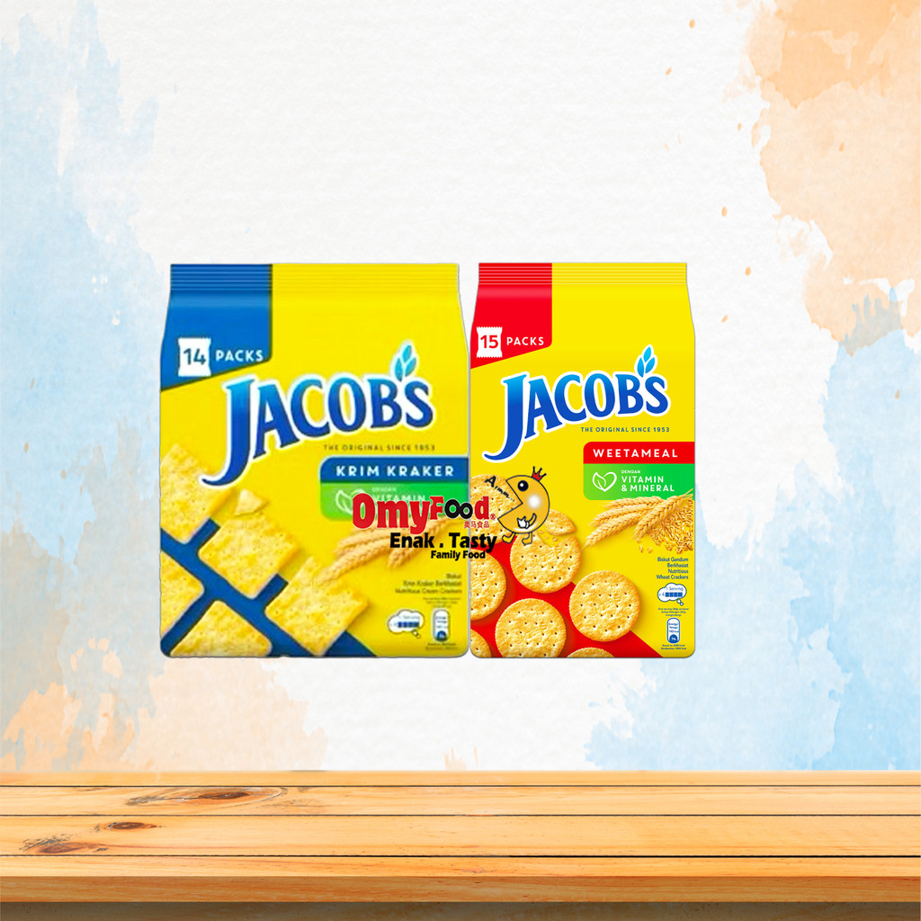 418.5g / 504g Jacob's Biscuits [Cream Crackers / Weetameal ][OmyFood ...