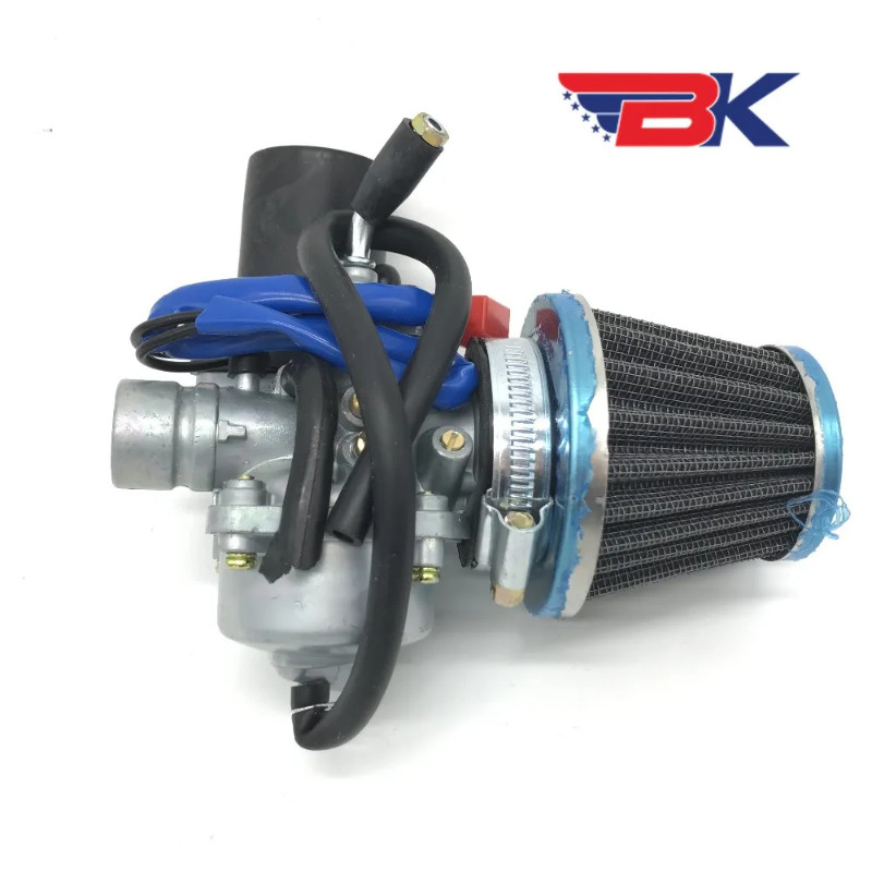 Carburetor W/ Air Filter Fit For 2 Stroke Dinli JP Dino Helix Beast ...