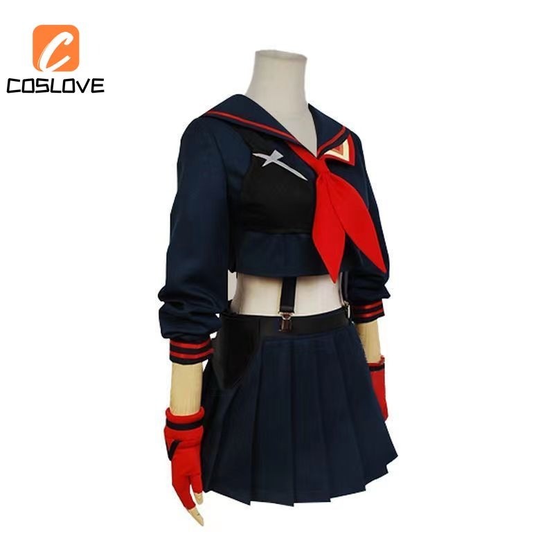 Anime Kill La Kill Natsuo Kurokami Cosplay Clothing Full Set Costume ...