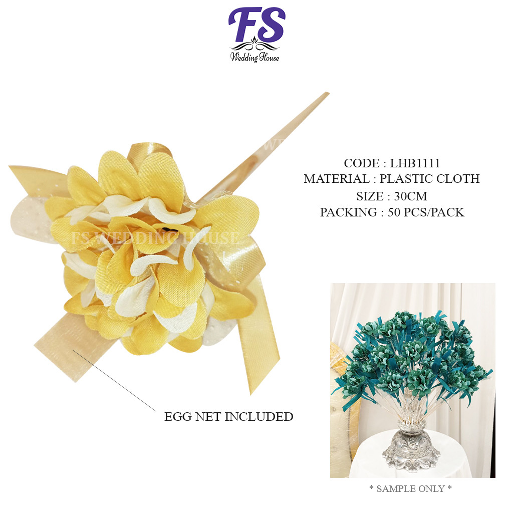 50pcs Bunga Telur/Bunga Telur Murah/Doorgift Murah/Wedding Decor/Bunga ...