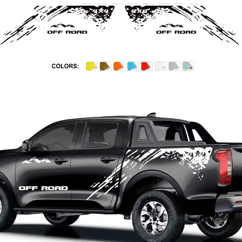 Pickup Trunk Side Decals Stickers For GWM Poer Pao Wingle Great Wall ...