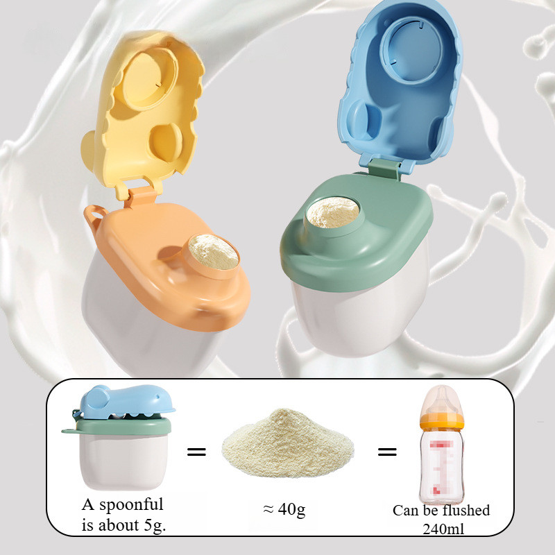 Cartoon Baby Milk Powder Box Baby Food Storage Travel Box Portable ...