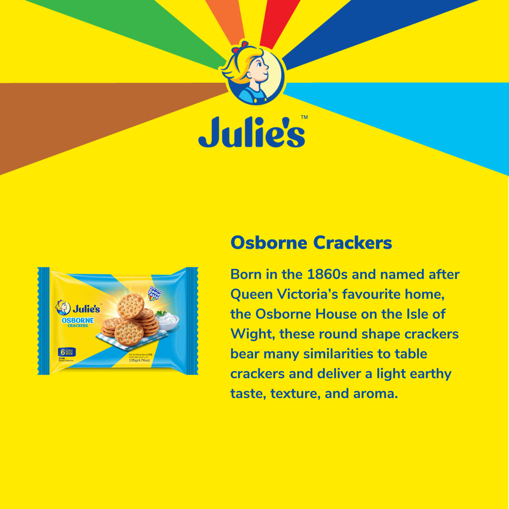 Julie's Osborne Crackers 135g x 1 pack | Shopee Malaysia