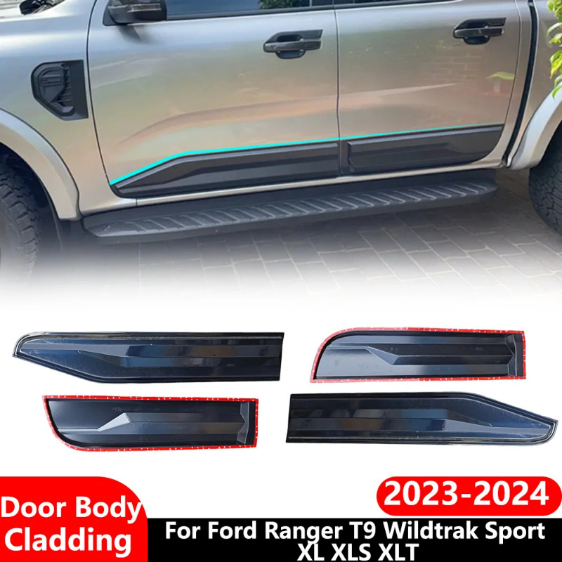 Body Cladding Molding Guard For Ford Ranger T9 Wildtrak Sport XL XLS ...